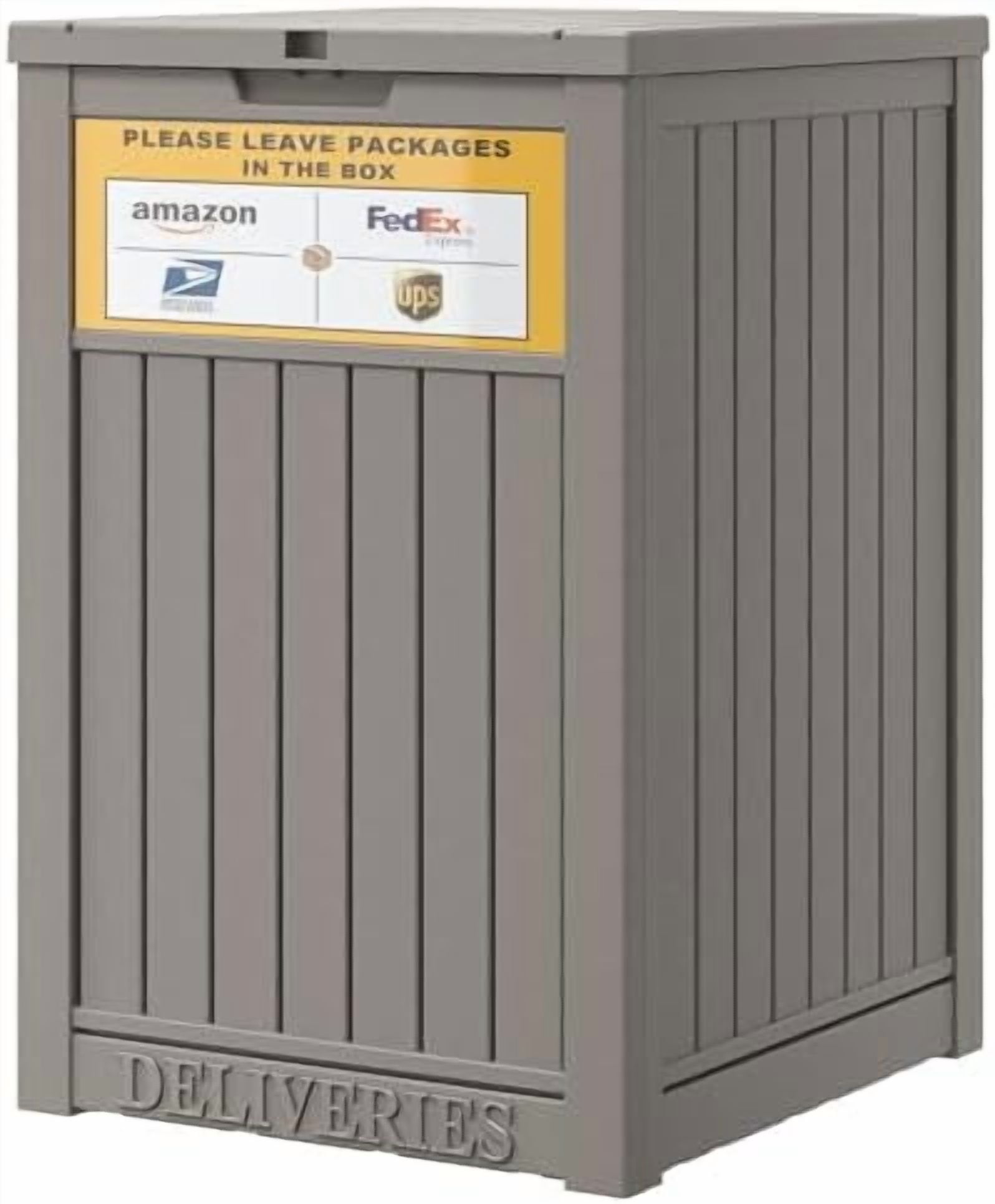 Upgrade 48 Gallon Package Delivery Box for Porch with Sign, Outdoor ...