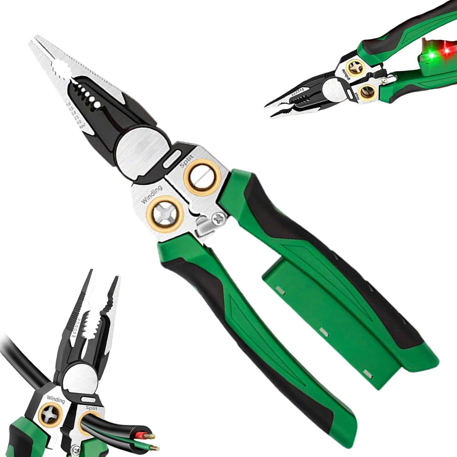 Upgrade 8 in 1 Wire Stripper with Voltage Tester,2026 Multifunctional ...