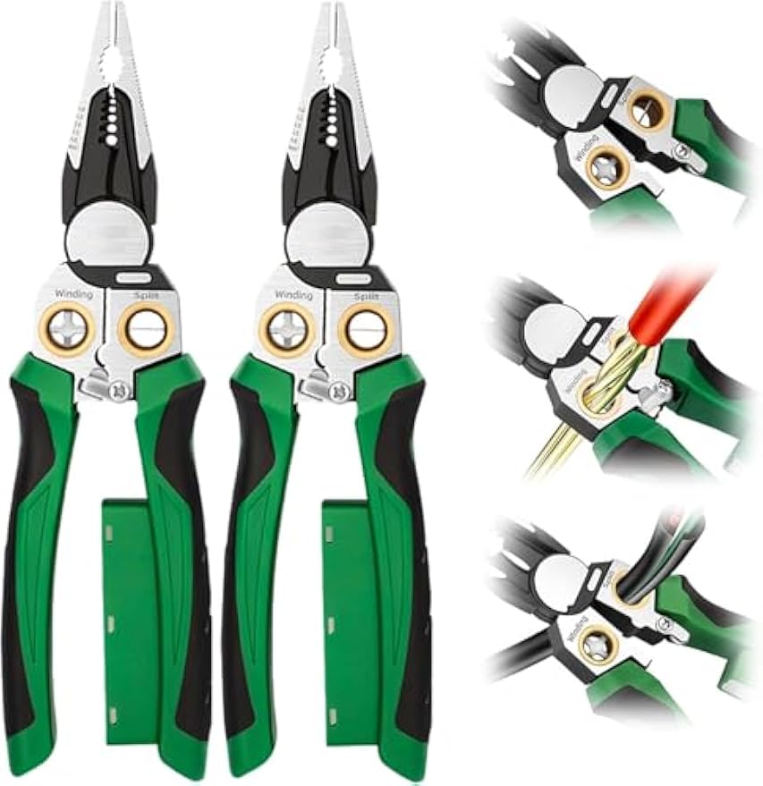 Upgrade 8 in 1 Wire Stripper with Voltage Tester,2026 NEW ...