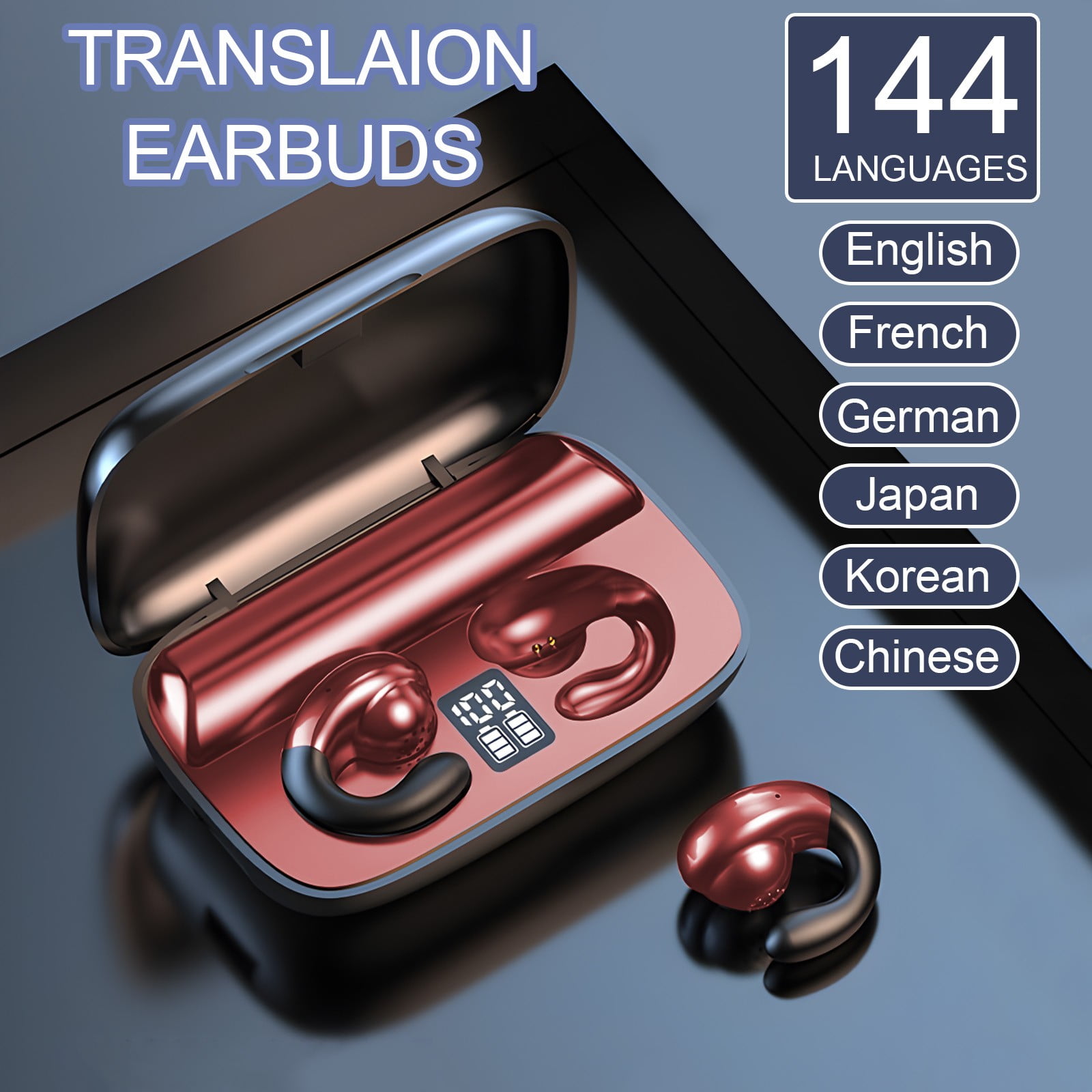 Upgrade Ai Translation Earbuds Real Time,144 Language Translator Over ...