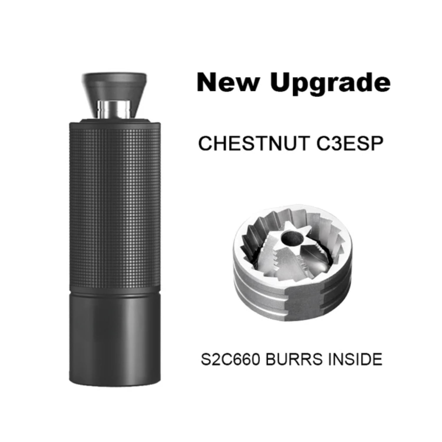Upgrade All-metal Body Chestnut C3S / C3ESP Portable Manual Coffee ...