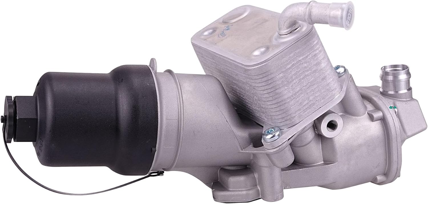 Upgrade Aluminium Oil Cooler Filter Housing with Oil Cooler Compatible ...
