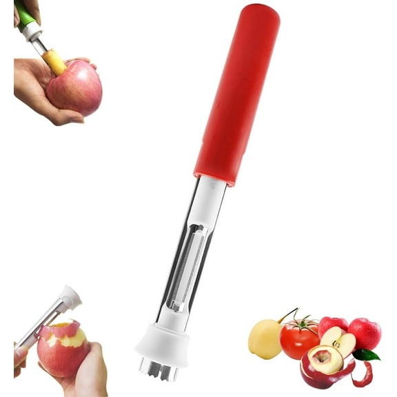 2-in-1 Stainless Steel Corer and Peeler, Multi-Functional Kitchen Tool ...