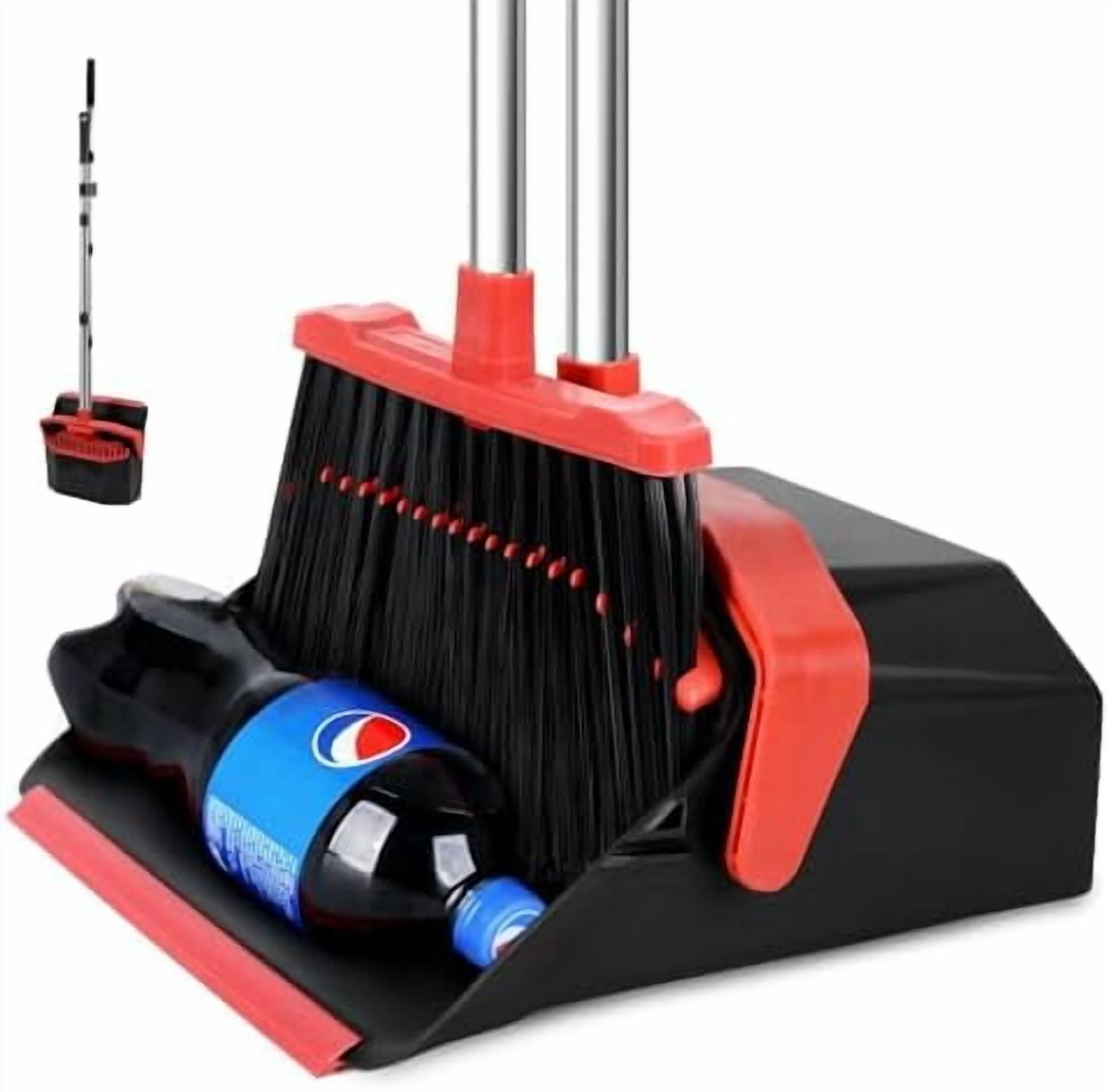 Upgrade Broom with Dustpan Combo Set, Broom and Dustpan Set with 51 ...