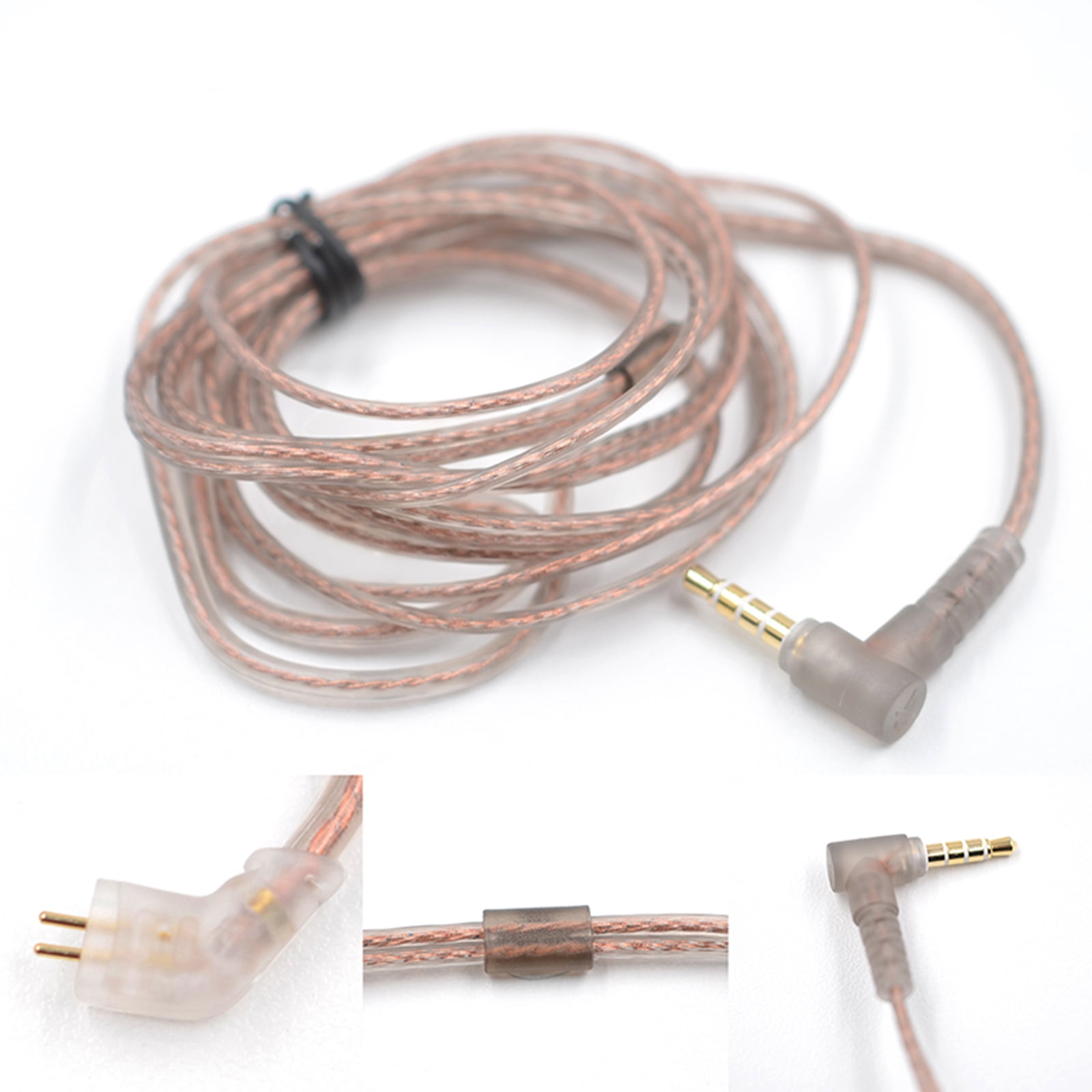 Upgrade Cable HiFi Earphone Replacement Cable 0.75mm Gold-Plated ...