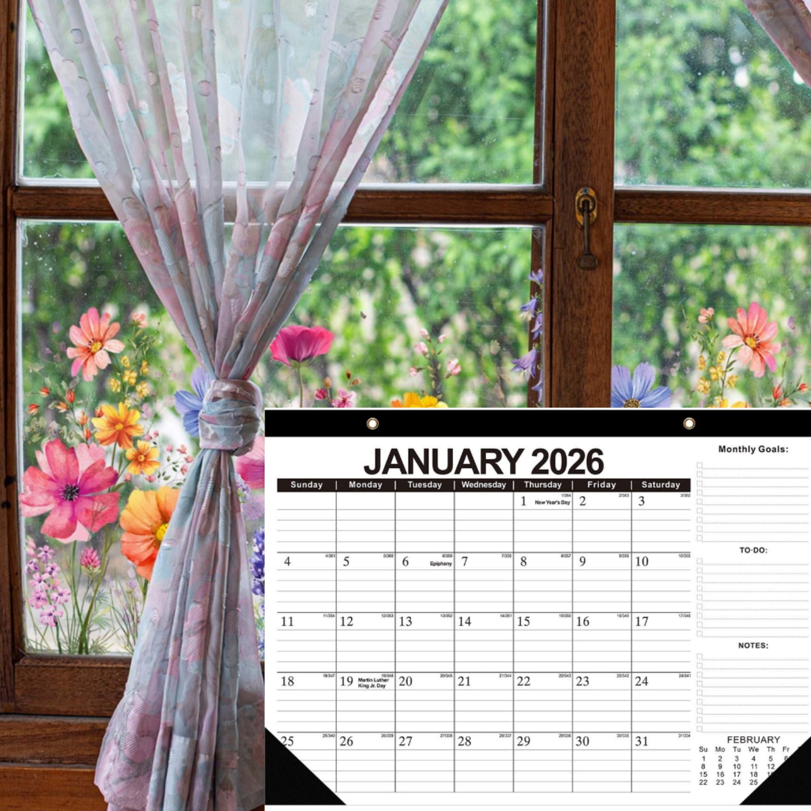 Upgrade Calendar 2025-2026, Monthly Wall Calendar from July 2025 to ...