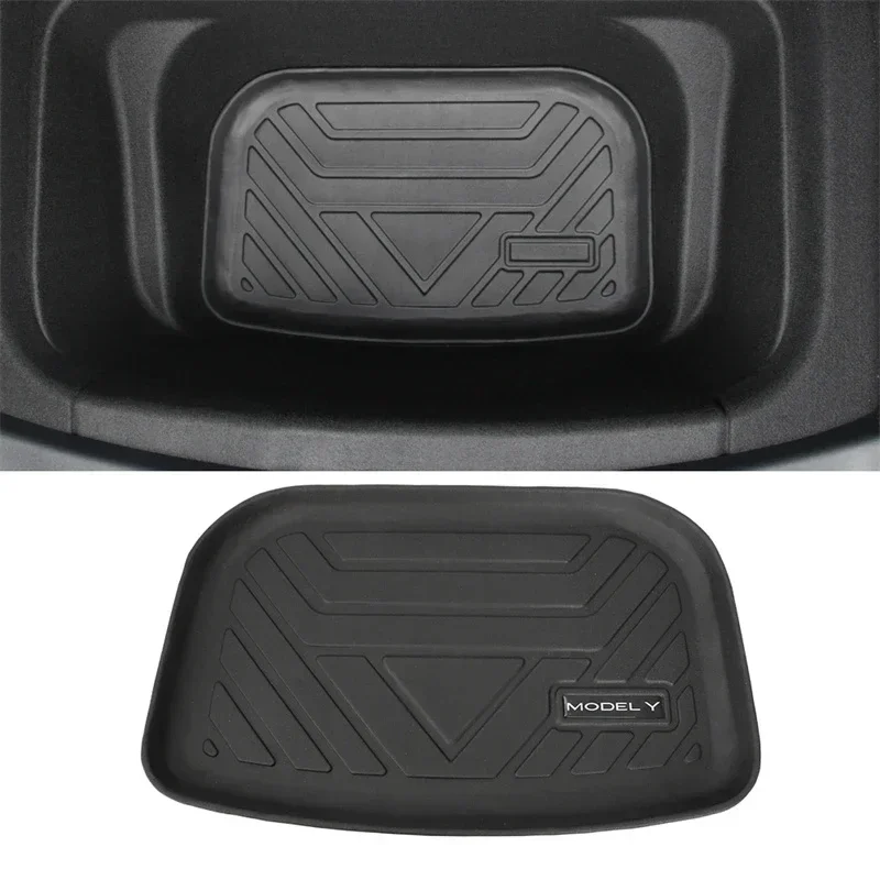 Upgrade Car Front Rear Trunk Mats Storage Pads Cargo Tray For Tesla ...