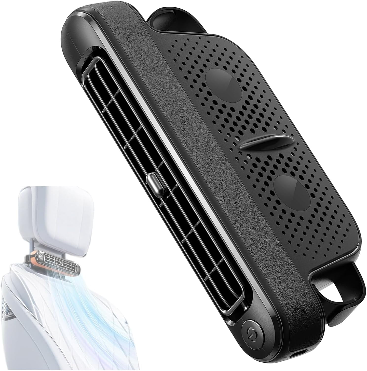Upgrade Car Seat Cooling Fan, Dual Turbo High-Wind USB Car Seat Fan ...