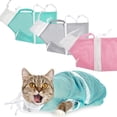 [Upgrade] Cat Bathing Bag for Grooming – Anti-Scratch, Adjustable Mesh ...