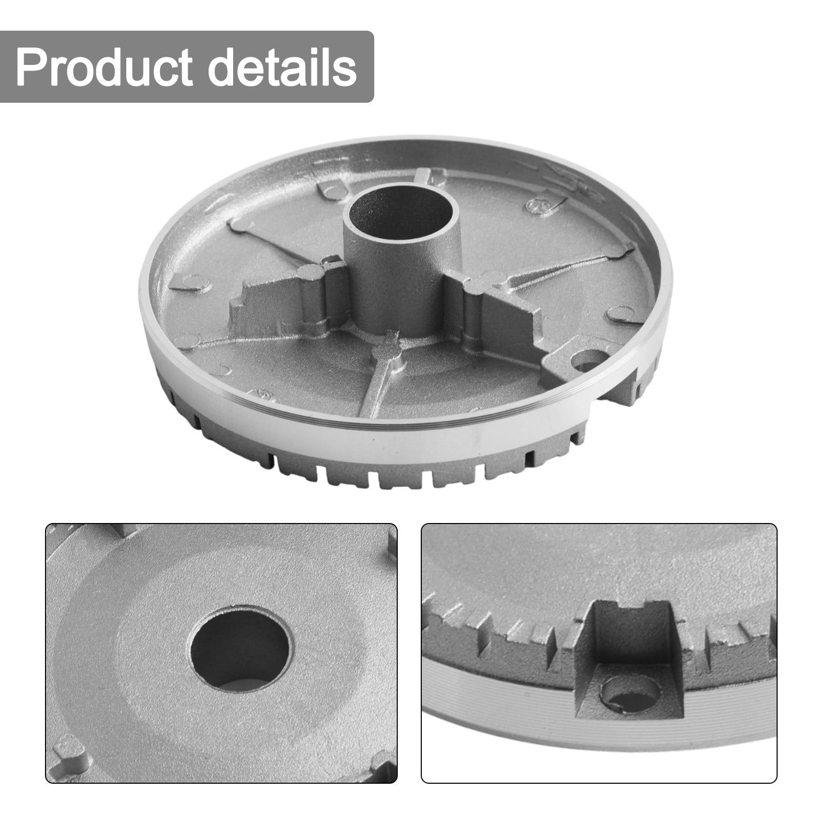 Upgrade Cooker Hat Set Oven Gas Hob Burner Crown Flame Cap Cover For ...