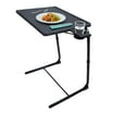 EasyComforts Foldable Plastic Tray Table - Adjustable, Ideal for Dinner ...