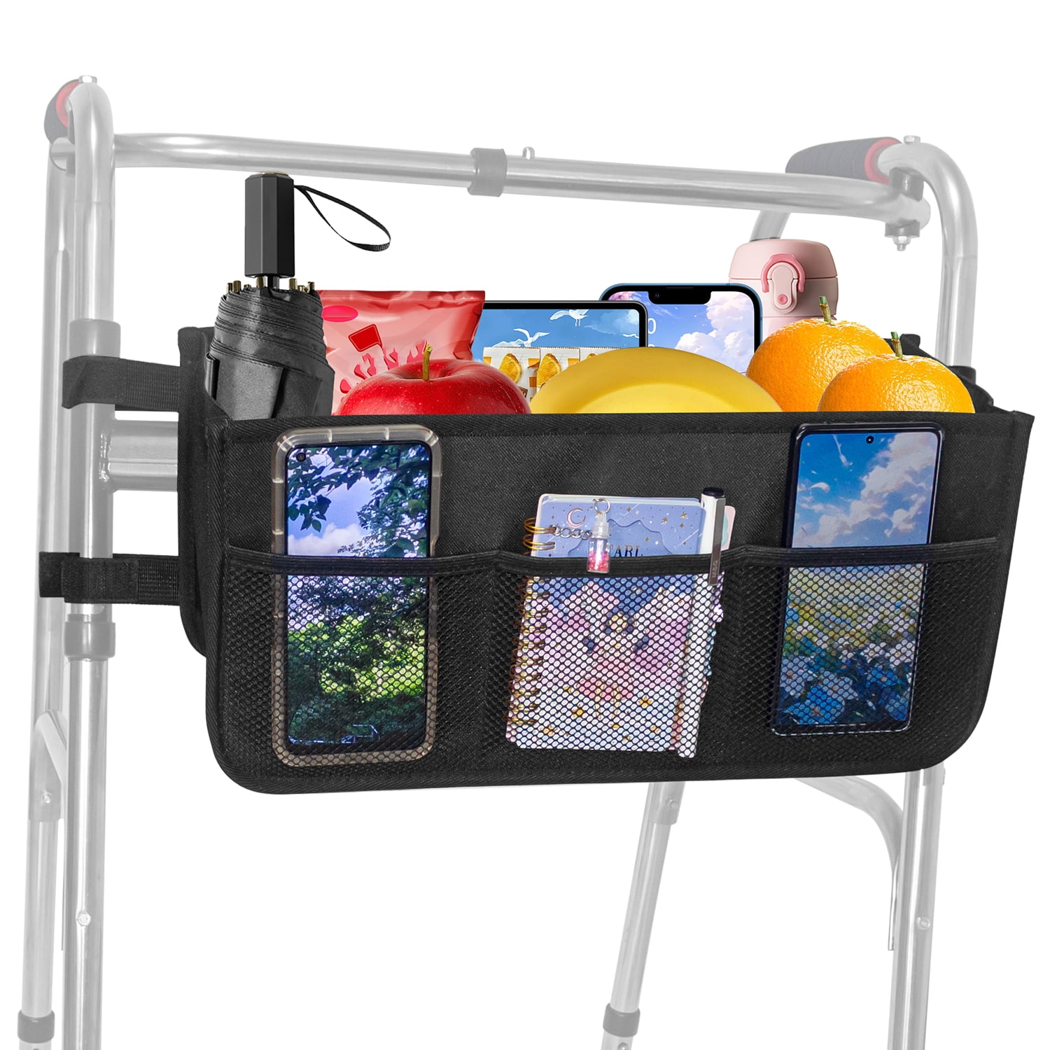 TONINT Walker Basket Walker Bag Water Cup Holder.Walker Basket for ...
