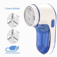 USB Rechargeable Fabric Shaver & Electric Lint Remover, Red - 3 Blades ...
