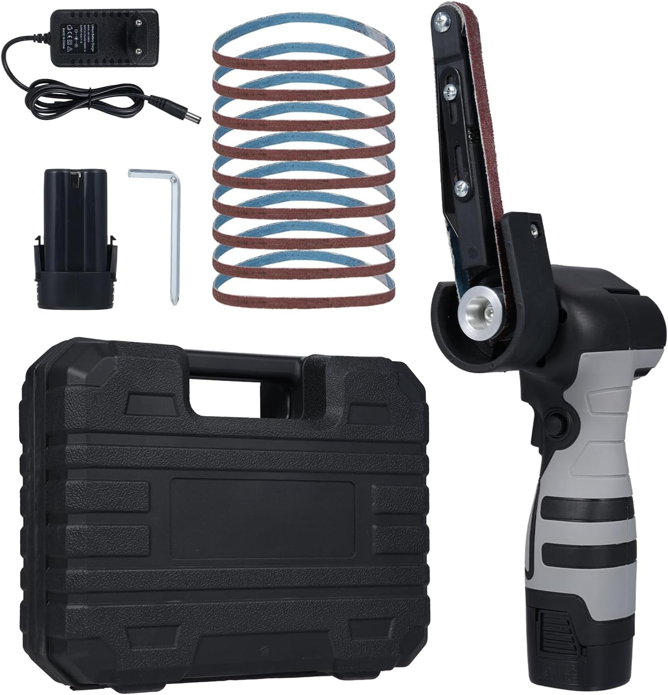 [Upgrade]Electric Mini Belt Sander,Geevorks Cordless Air Belt Sander ...