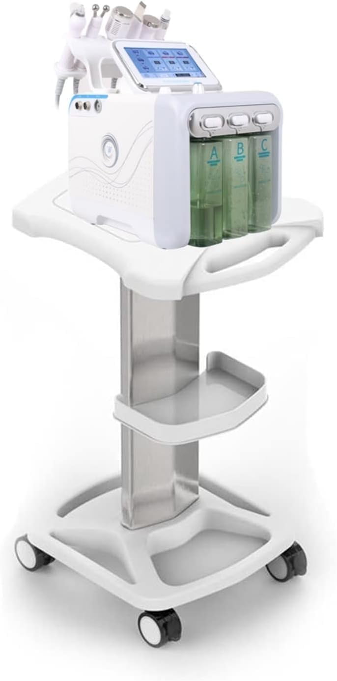 Upgrade Esthetician Beauty Trolley Cart with Wheels and 2 Trays, 3 Tier ...