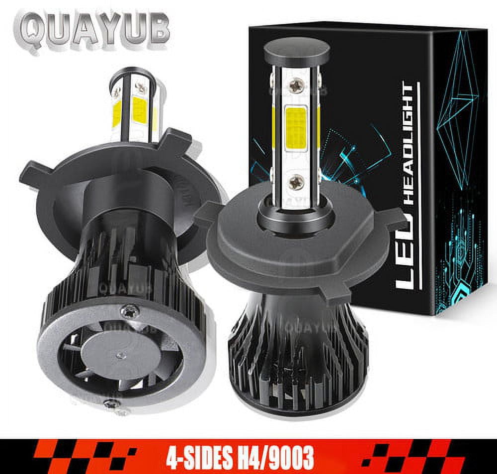 Upgrade H4 9003 LED Headlight Bulbs Kit 6000K White Hi/Low Beam Replace ...