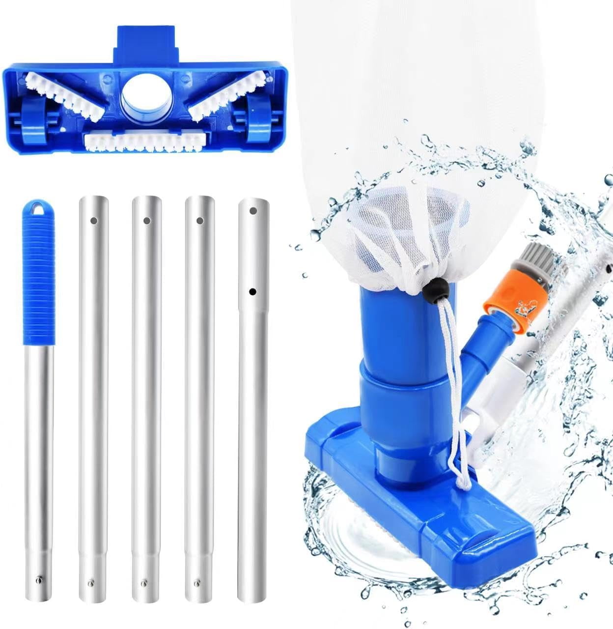 Upgrade Handheld Pool Vacuum for Above Ground Pool,Portable Swimming ...