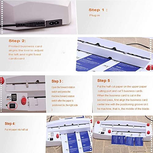 Upgrade Heavy Duty Automatic Business Cutter Card Binding Miniature ...