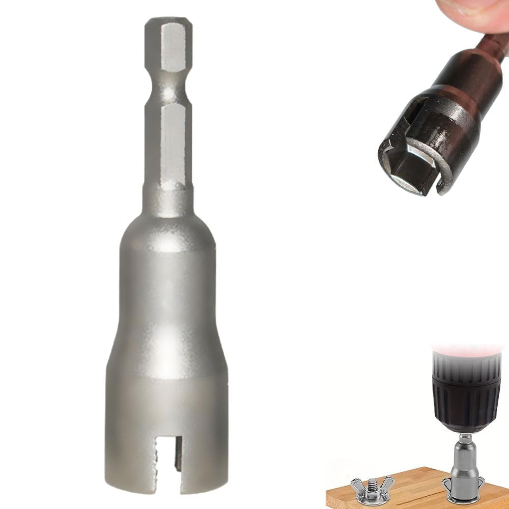 Upgrade Hurricane Shutter Drill Bit, 2025 New 1/4" Hex Shank Power Wing ...