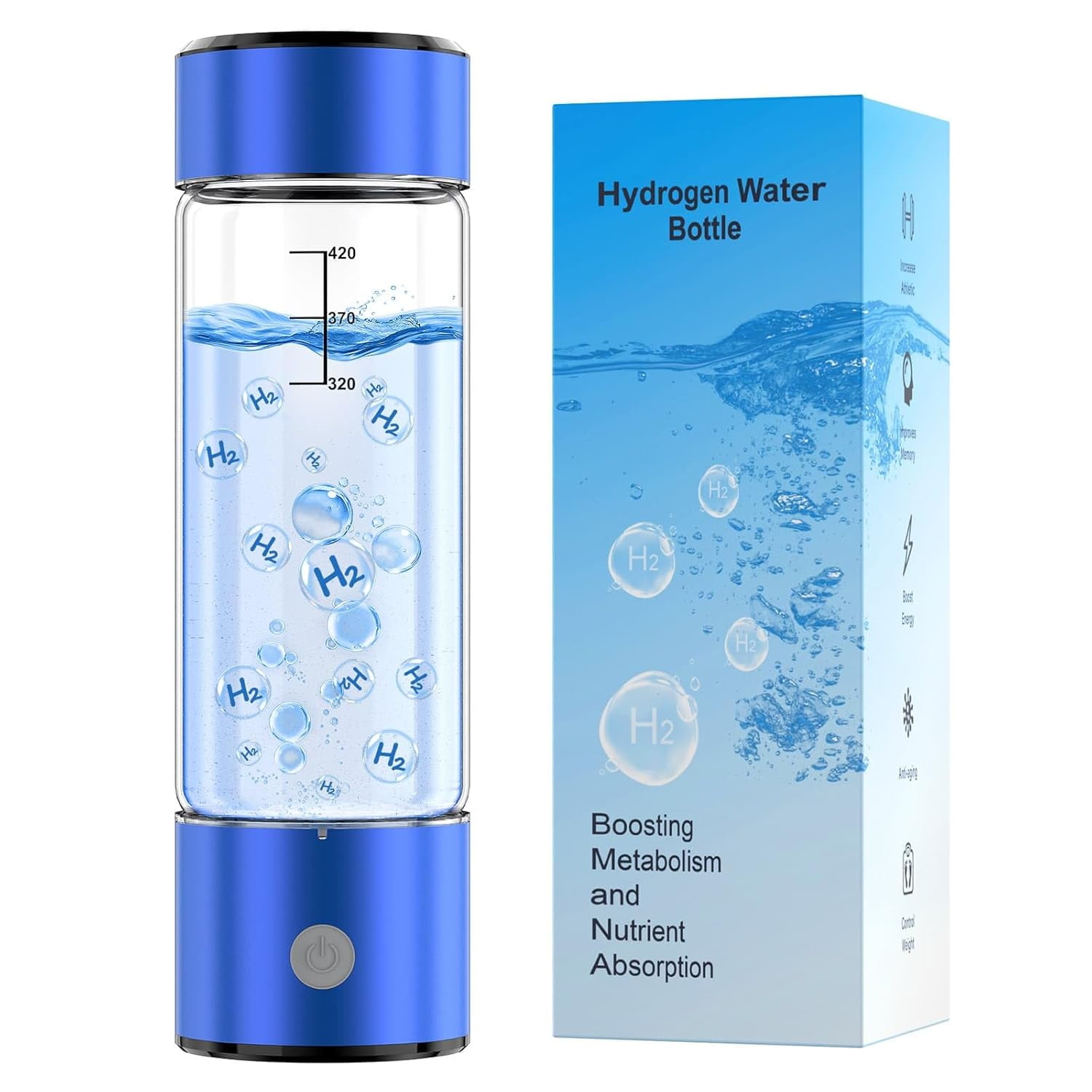 Upgrade Hydrogen Water Bottle, 3Min 2200PPB Rapid Hydrogen Water ...