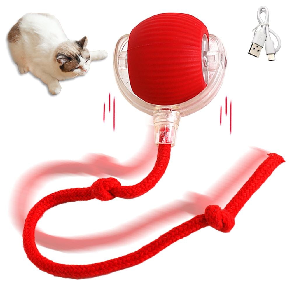 Upgrade Interactive Cat Toys Ball, Motion Activated Electric Rolling ...