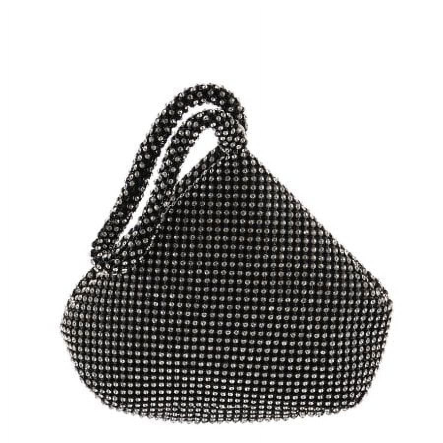 Upgrade Large Size Women Triangle Full Rhinestones Crystal Evening ...