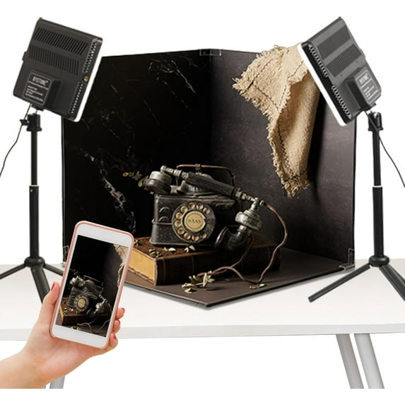 Upgrade Light Box Photography,Portable Photo Studio 16x16 inch ...