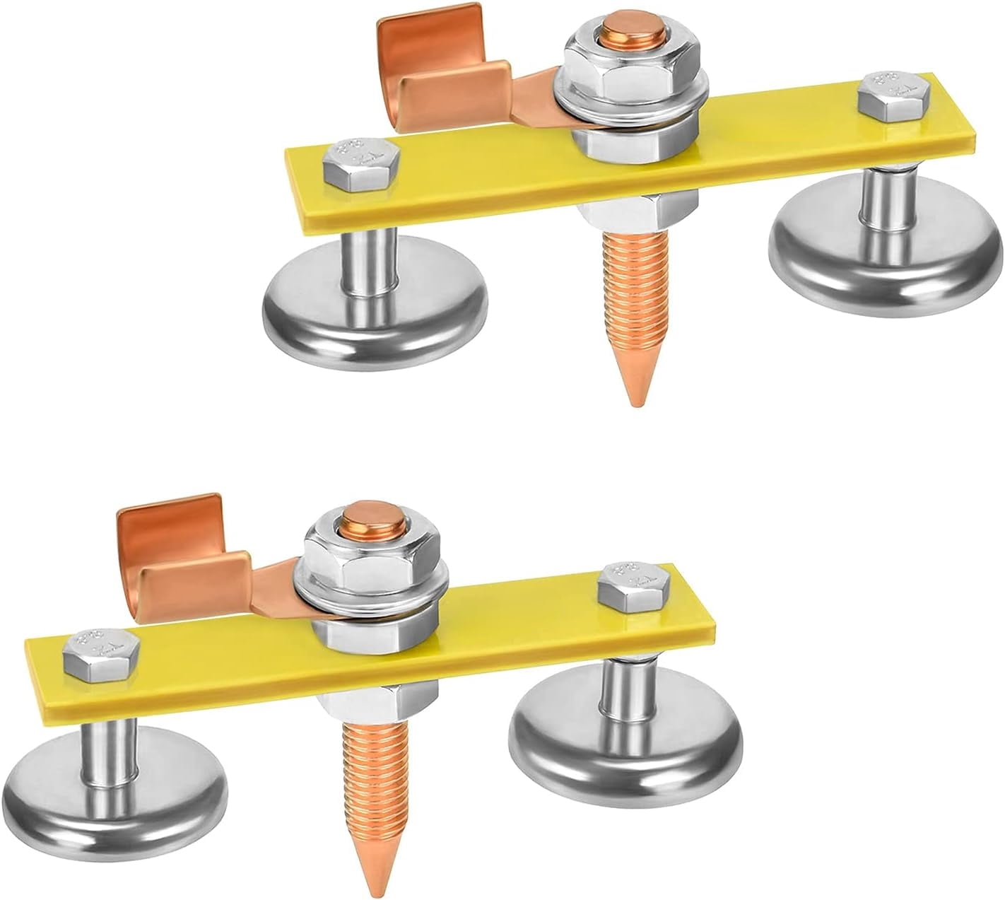 Upgrade Magnetic Welding Support Ground Clamp Tools, 2-Piece Twin ...