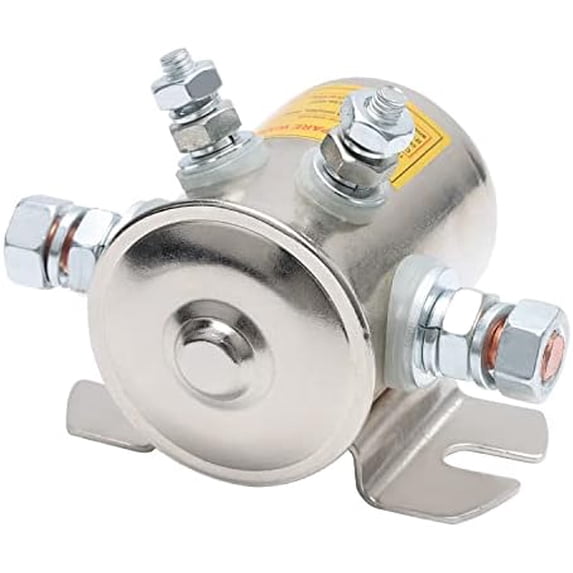Upgrade Max 300A in Rush 12 Volt Solenoid Nickel-Plating for Golf Carts ...