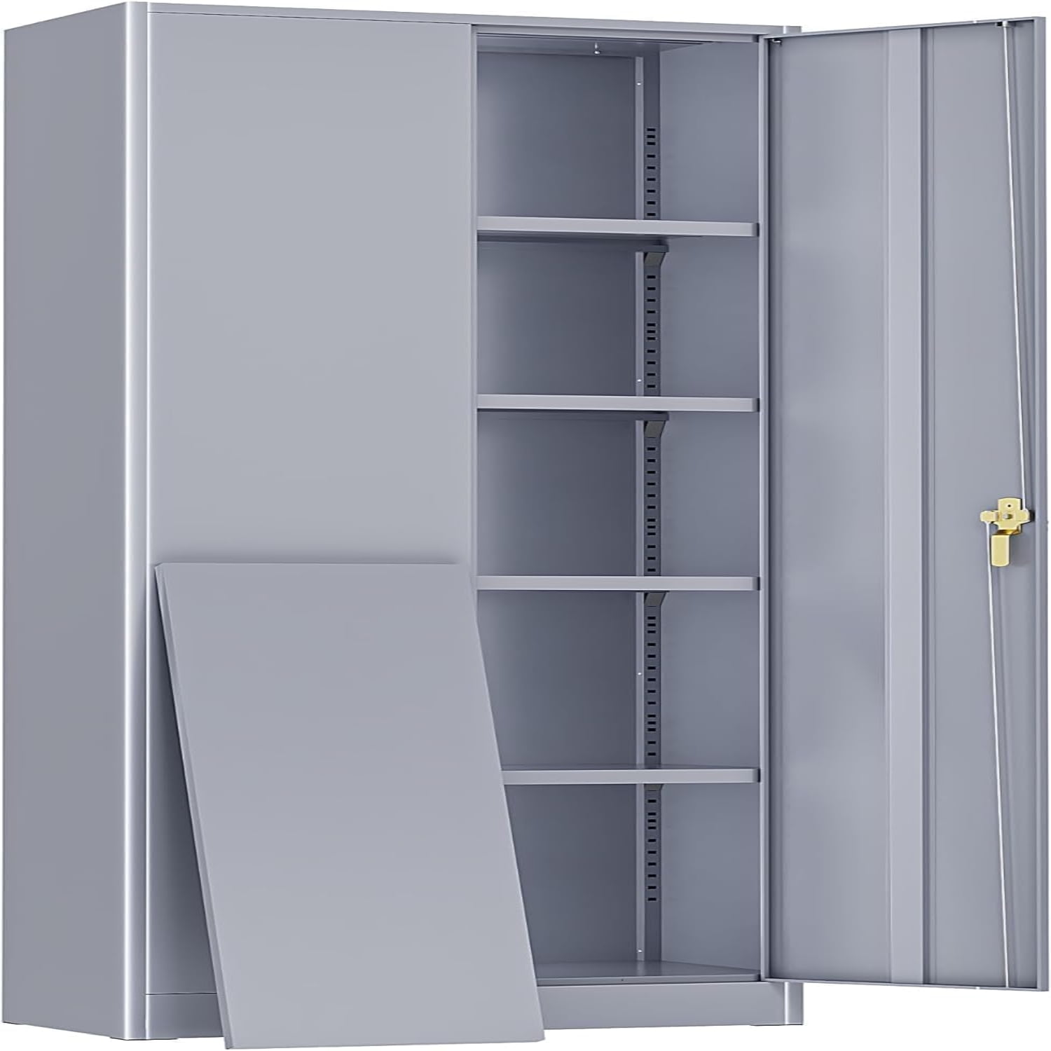 Upgrade Metal Garage Storage Cabinet Large 72" Locking Steel Garage ...