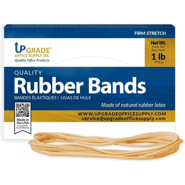 Upgrade Office Supply UPG225117B Rubber Bands, Size #117B (7" x 1/8 ...