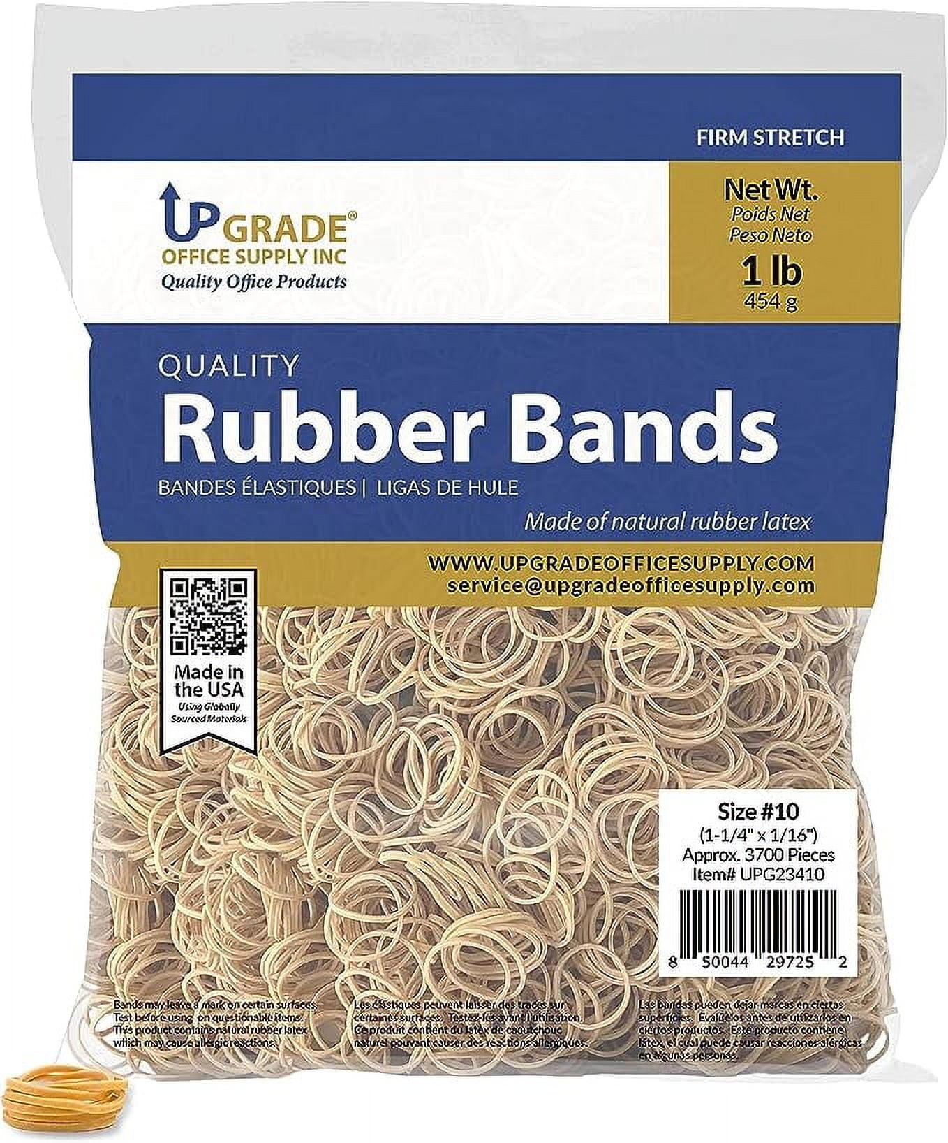 Upgrade Office Supply UPG23410 Rubber Bands Size 10 1-1/4 x 1/16 1 lb ...