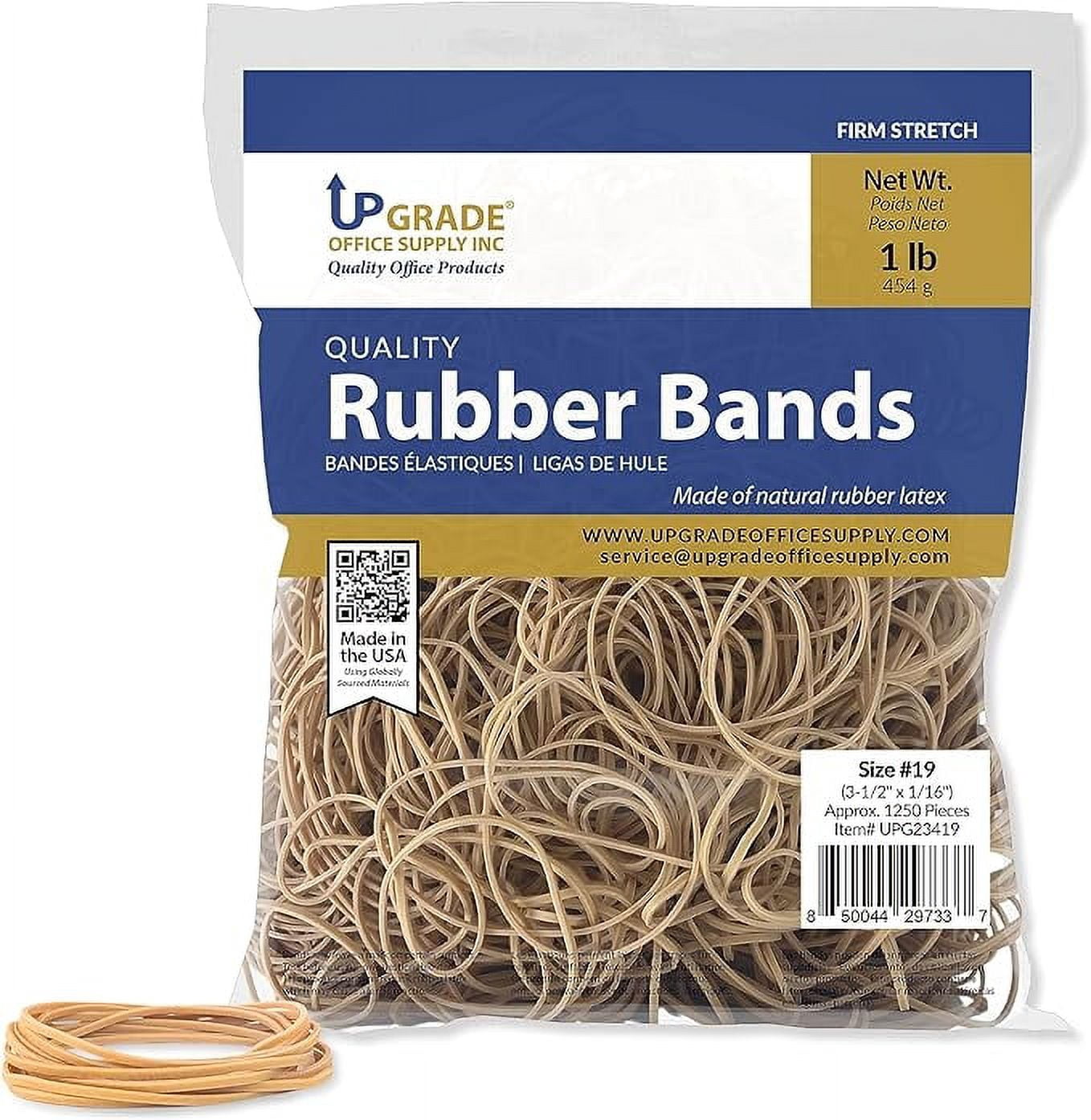 Upgrade Office Supply UPG23419 Rubber Bands Size 19 3-1/2 x 1/16 1 lb ...