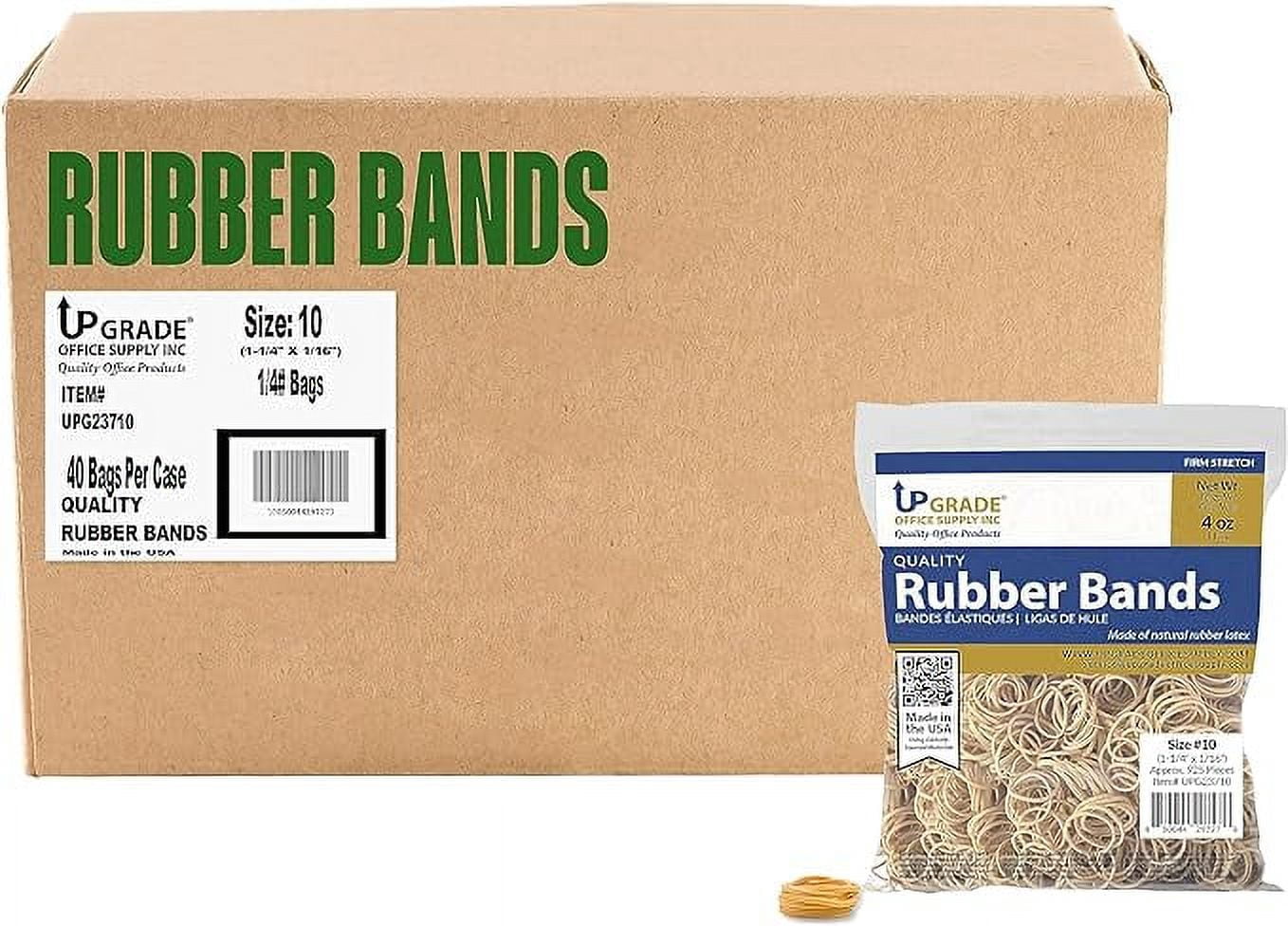 Upgrade Office Supply UPG23710CS Rubber Bands, Size #10 (1-1/4 x 1/16 ...