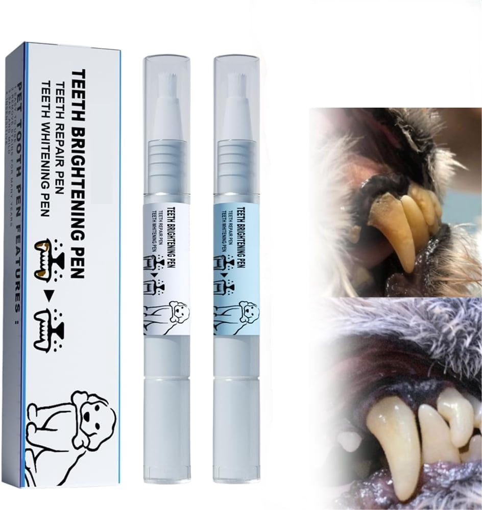 Upgrade Pet Toothbrush Pen, 2025 New Pet Oral Repair Gel Dog Teeth ...