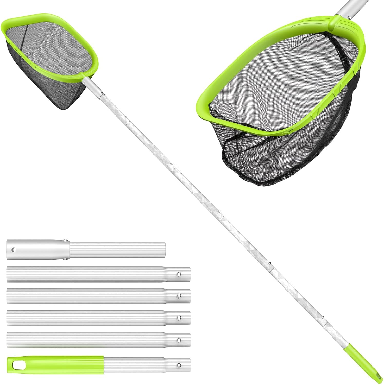 【Upgrade】 Pool Net Total Length 6 Feet, Swimming Pool Skimmer Net with ...