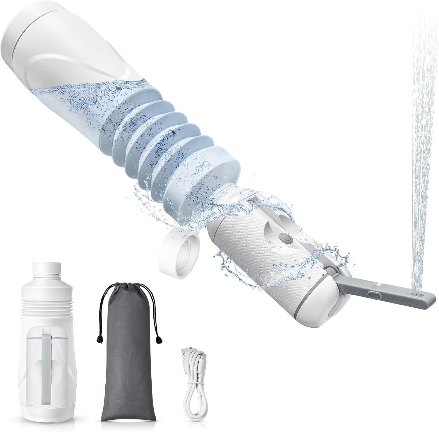 Upgrade Portable Bidet for Travel with 550ml Bottle, No Noise ...