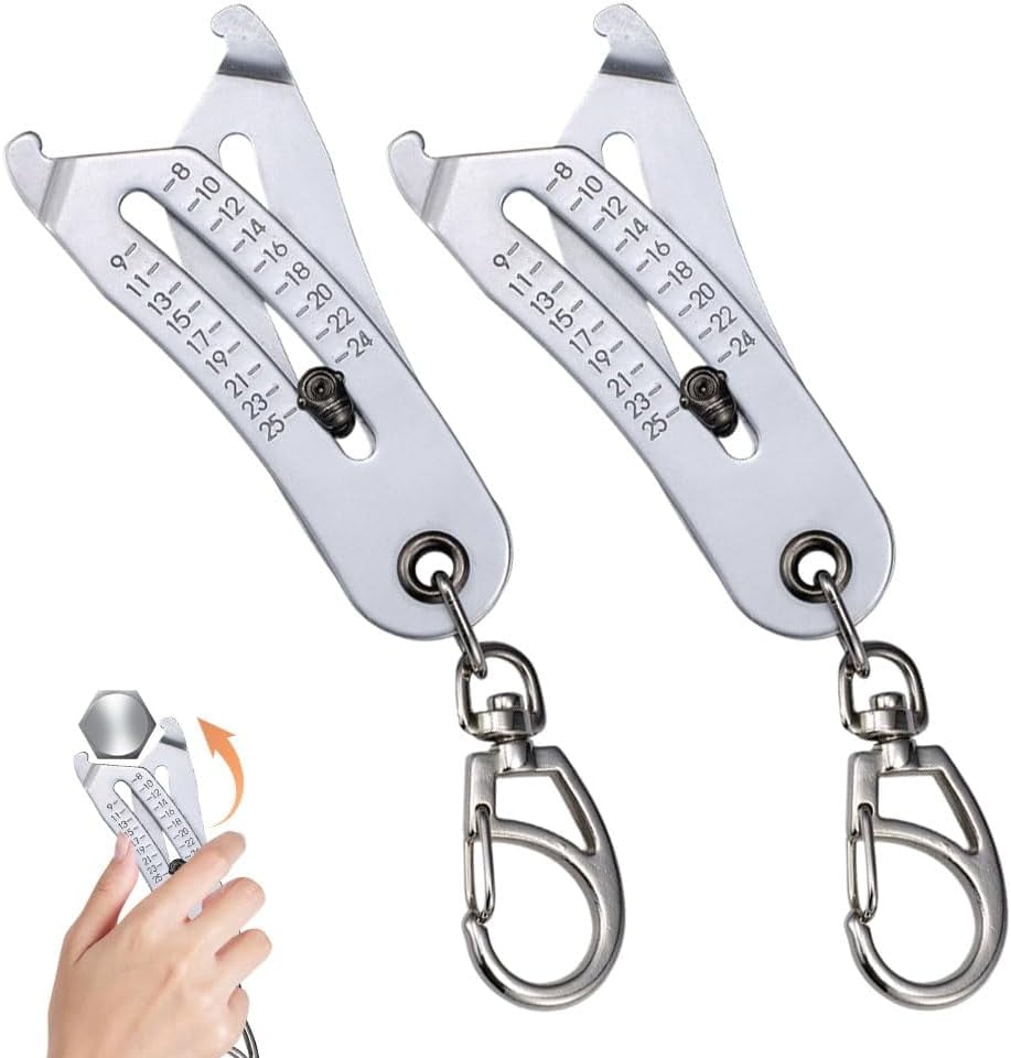 Upgrade Portable Precise Thread Size Checker Keychain, 2025 New ...