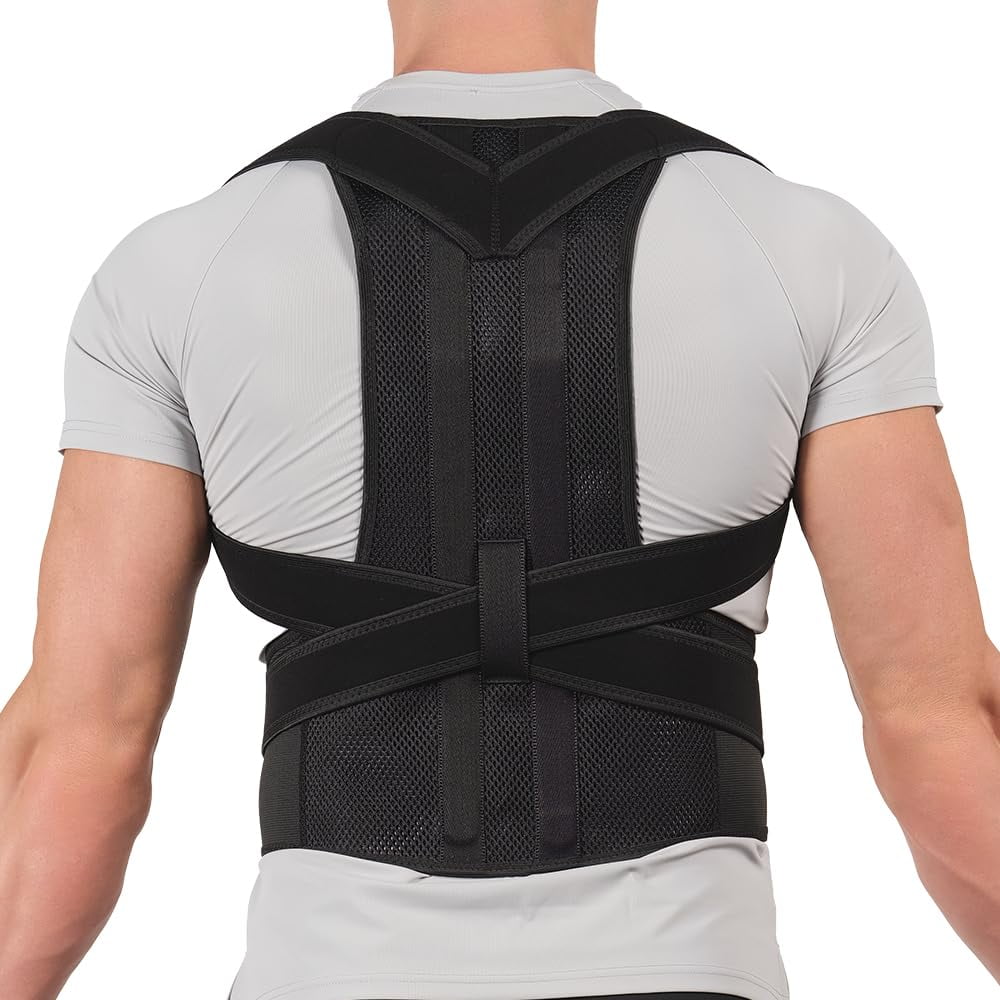 Upgrade Posture Corrector for Women and Men, Back Brace, Full Back ...