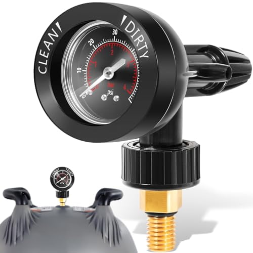 Upgrade R0357200 Brass Air Relief Valve with Pressure Gauge, Air ...