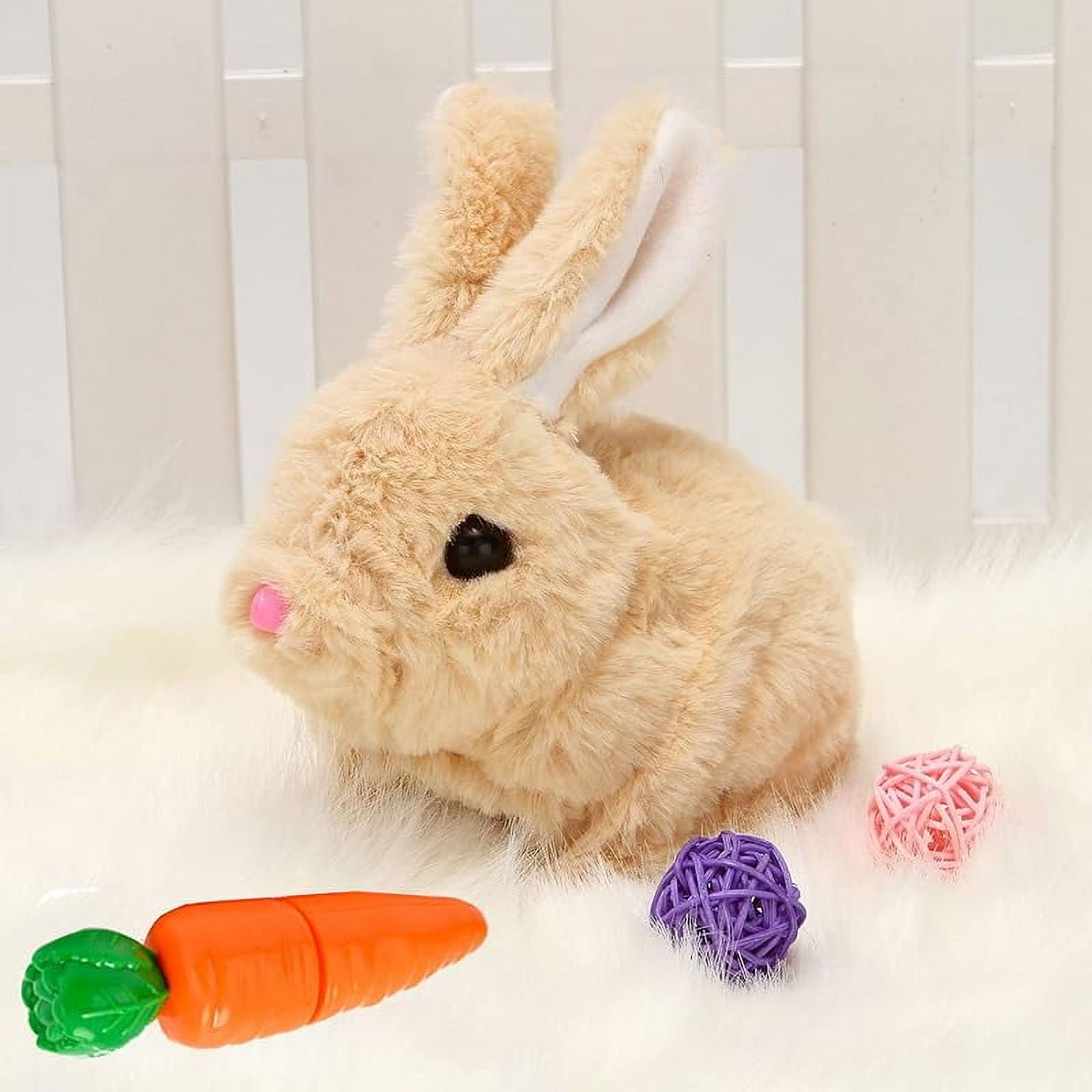 Upgrade My Realistic Bunny Toy, 2025 New Easter Plush Educational ...