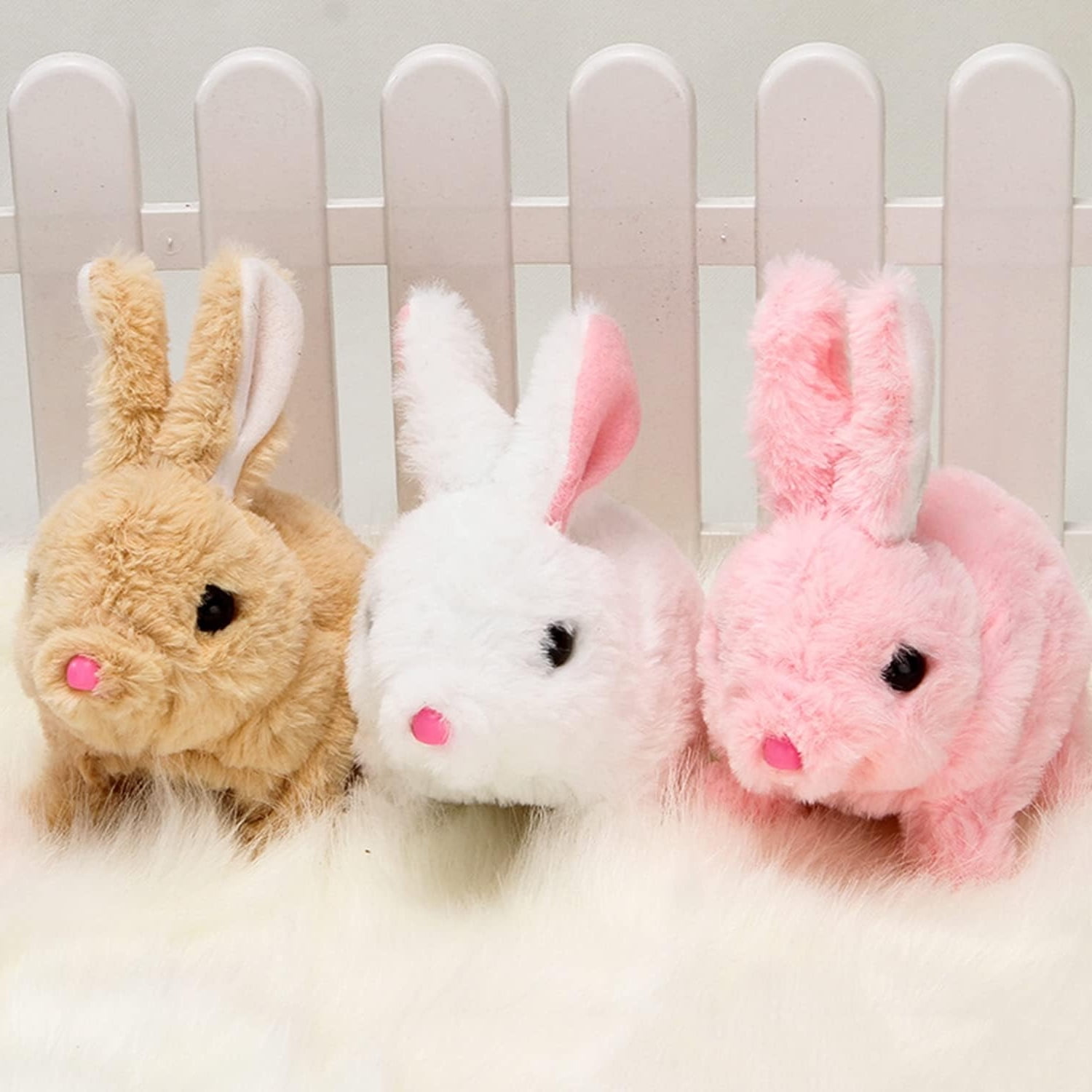 Upgrade My Realistic Bunny Toy, 2025 New Easter Plush Educational ...