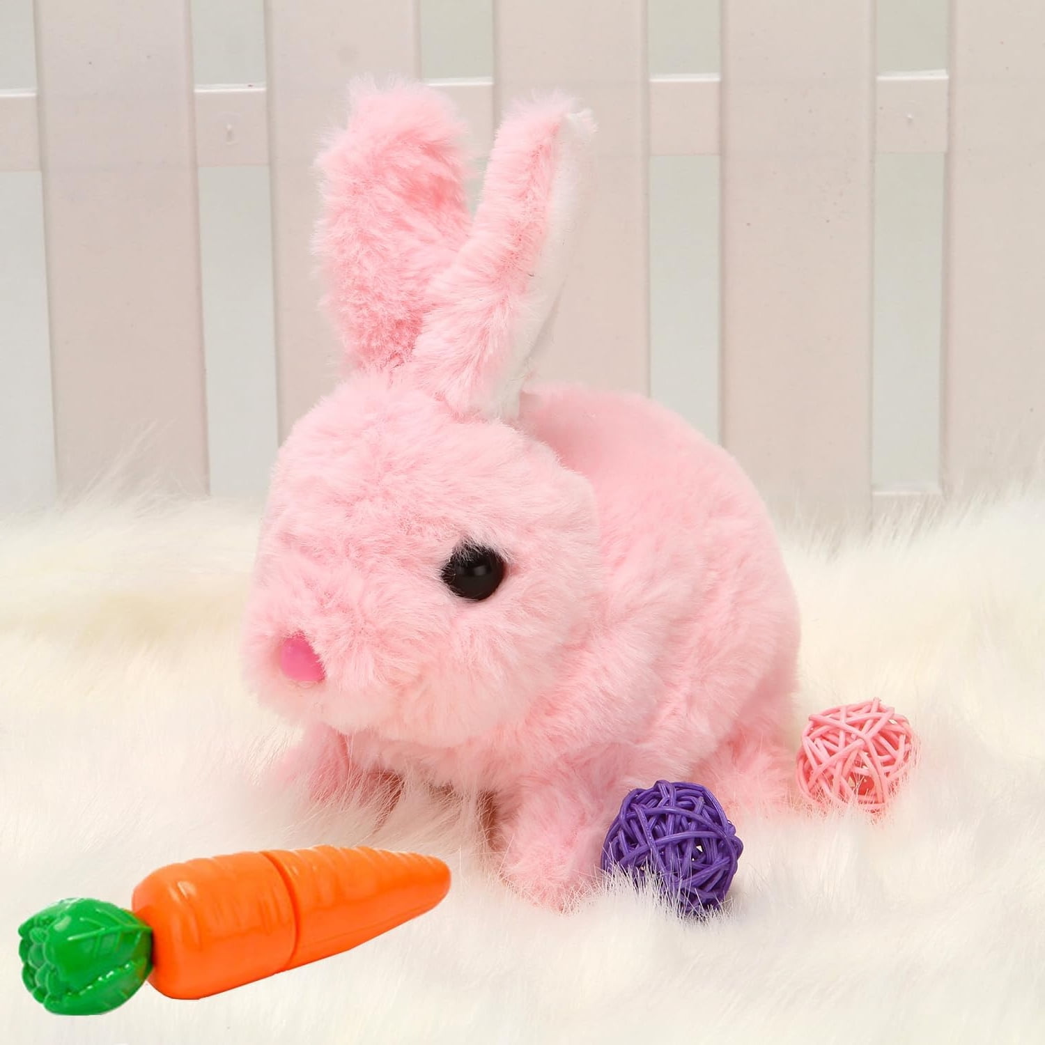 Upgrade My Realistic Bunny Toy, 2025 New Easter Plush Educational ...