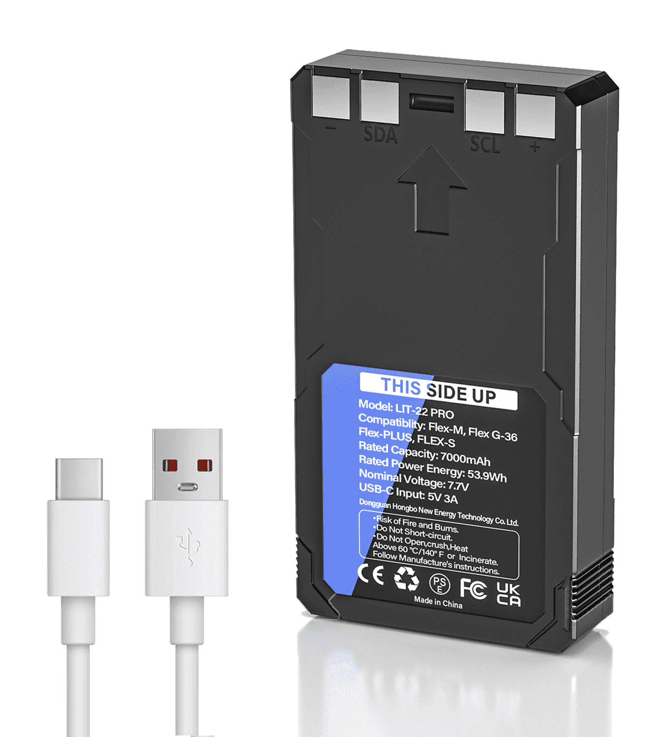 Upgrade Replacement for LIT 22 PRO 7000mAh Rechargeable Lithium Battery ...