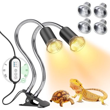 Zoo Med Aquatic Turtle UVB & Heat Lighting Kit with Lamp, Reptile Bulb ...