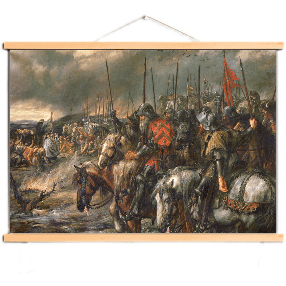 Upgrade Your Room Office Studio Decor with Knights Templar Wall Art ...