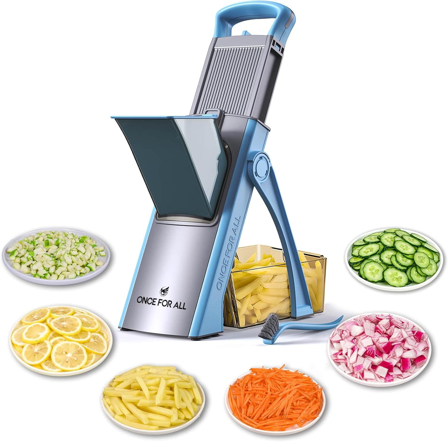 Upgrade Safe Mandoline Slicer Plus, Bi r Size, Adjustable Ve table Food ...
