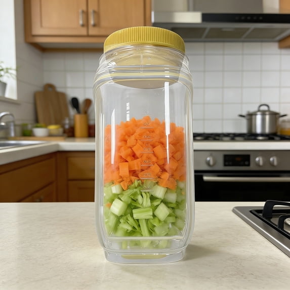 Upgrade Salad Jar, Mason Jar Salad Container with Side Opening ...