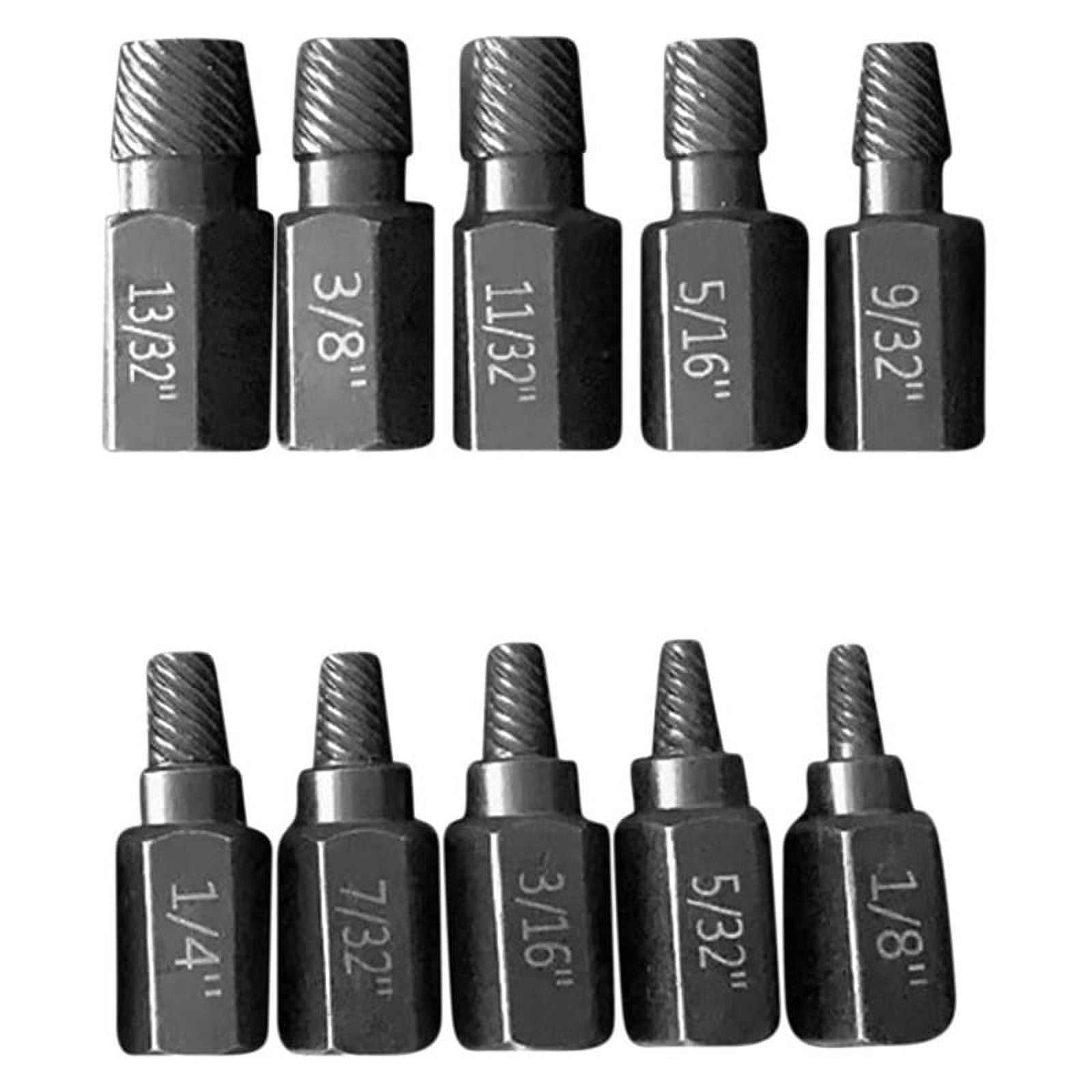 Upgrade Screw Extractor Set, 10Pcs 3.2-10.3mm Heavy Duty Hex Head Screw ...