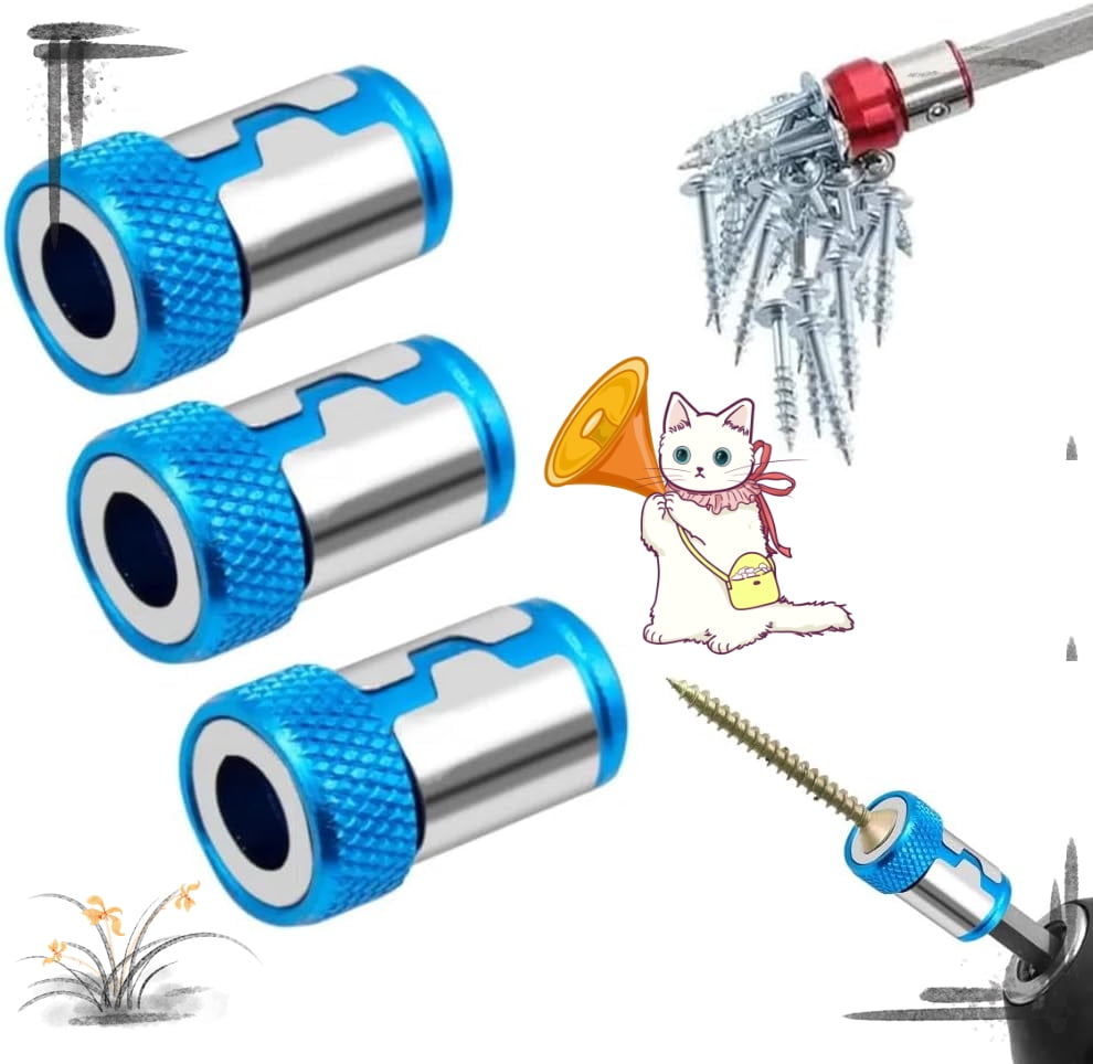 Upgrade Screwdriver Head Magnetic Ring, Universal Magnetizer Screw ...